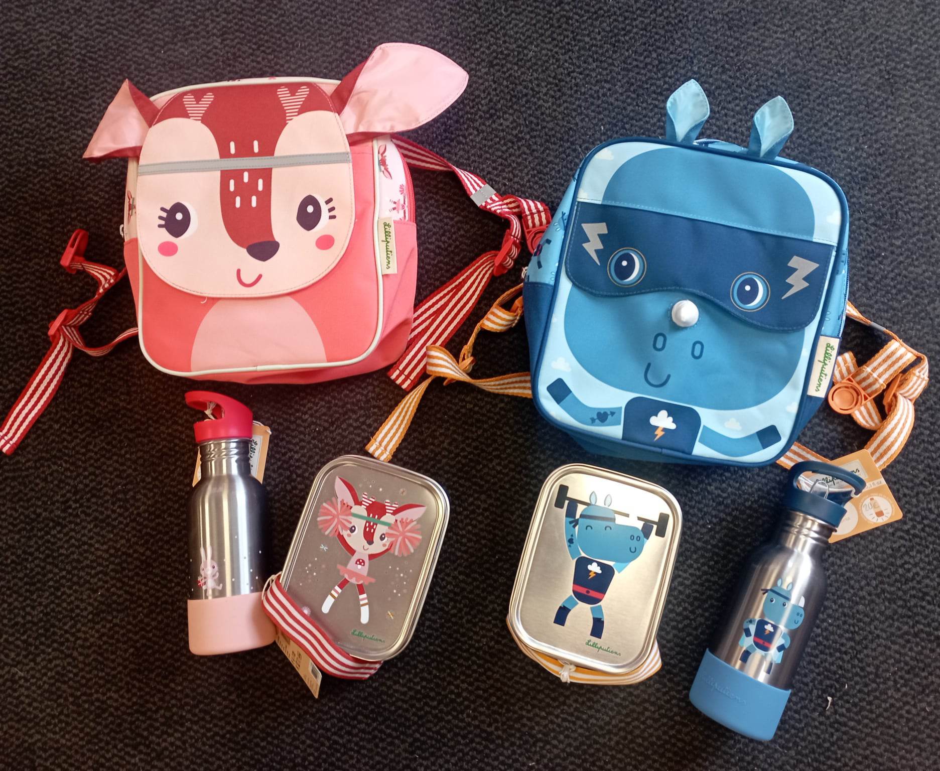 Sac à dos, gourde et boîte à goûter › Tom Pouce Juniors